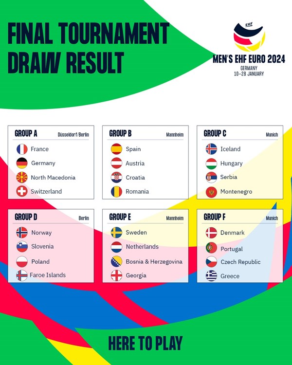 Ehf Euro 2024 Handball - Harri Pepita Ehf Euro 2024 Handball - Harri Pepita
